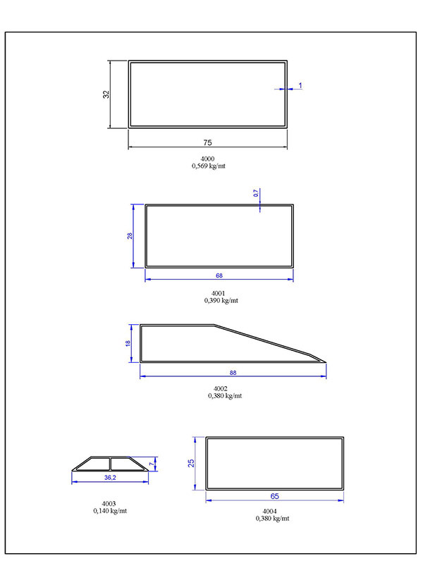 Infinitive Profiles | Alumetal