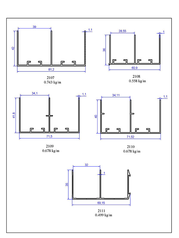 Furniture Profiles | Alumetal