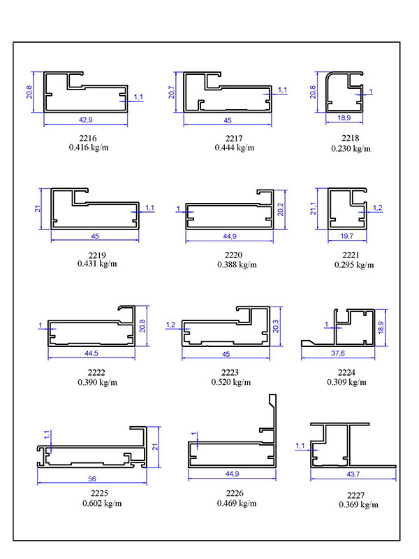 Furniture Profiles | Alumetal