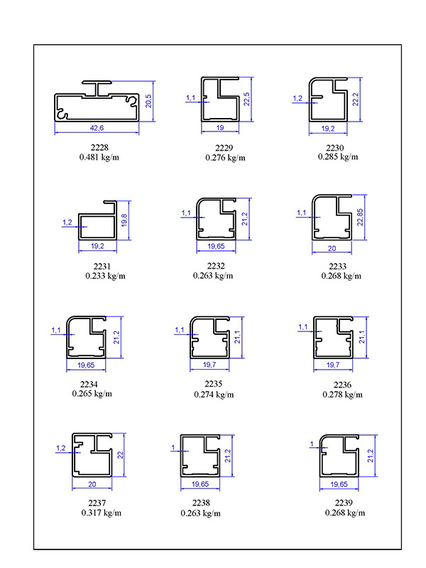Furniture Profiles | Alumetal