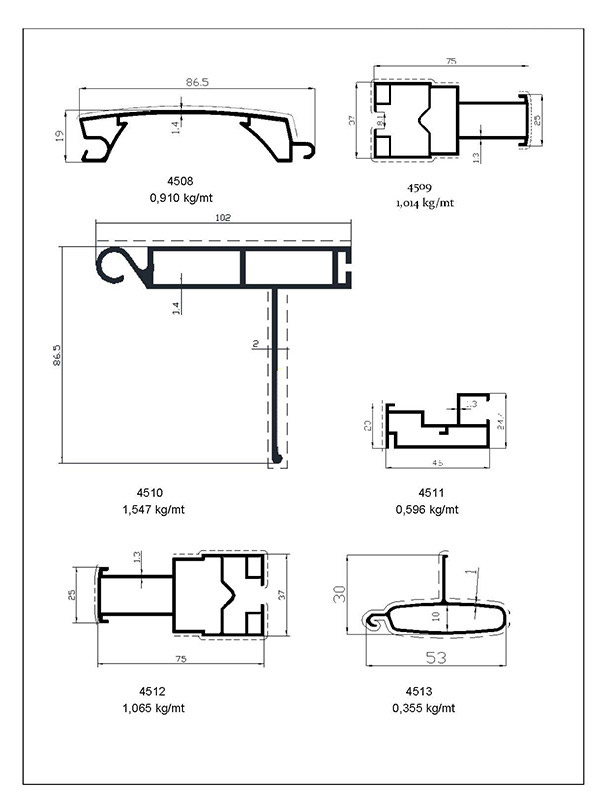 Straightedge Profiles | Alumetal
