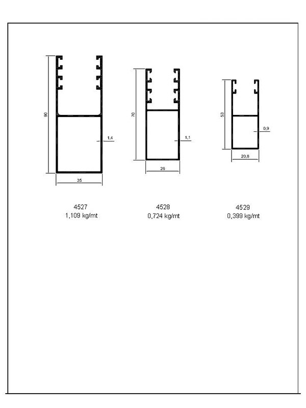 Straightedge Profiles | Alumetal